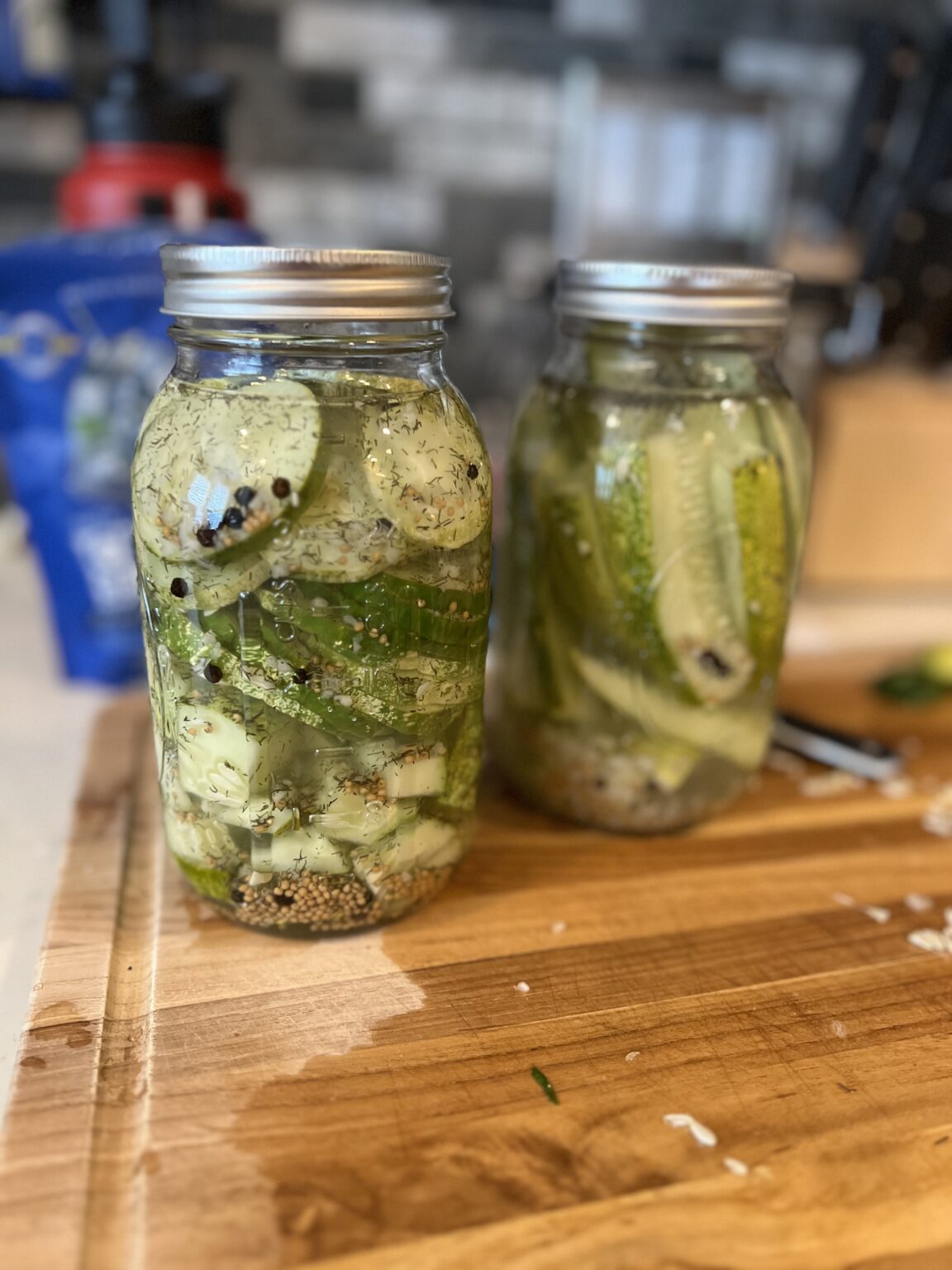 Easy Refrigerator Pickles With Garden Cucumbers - Cedar Homestead