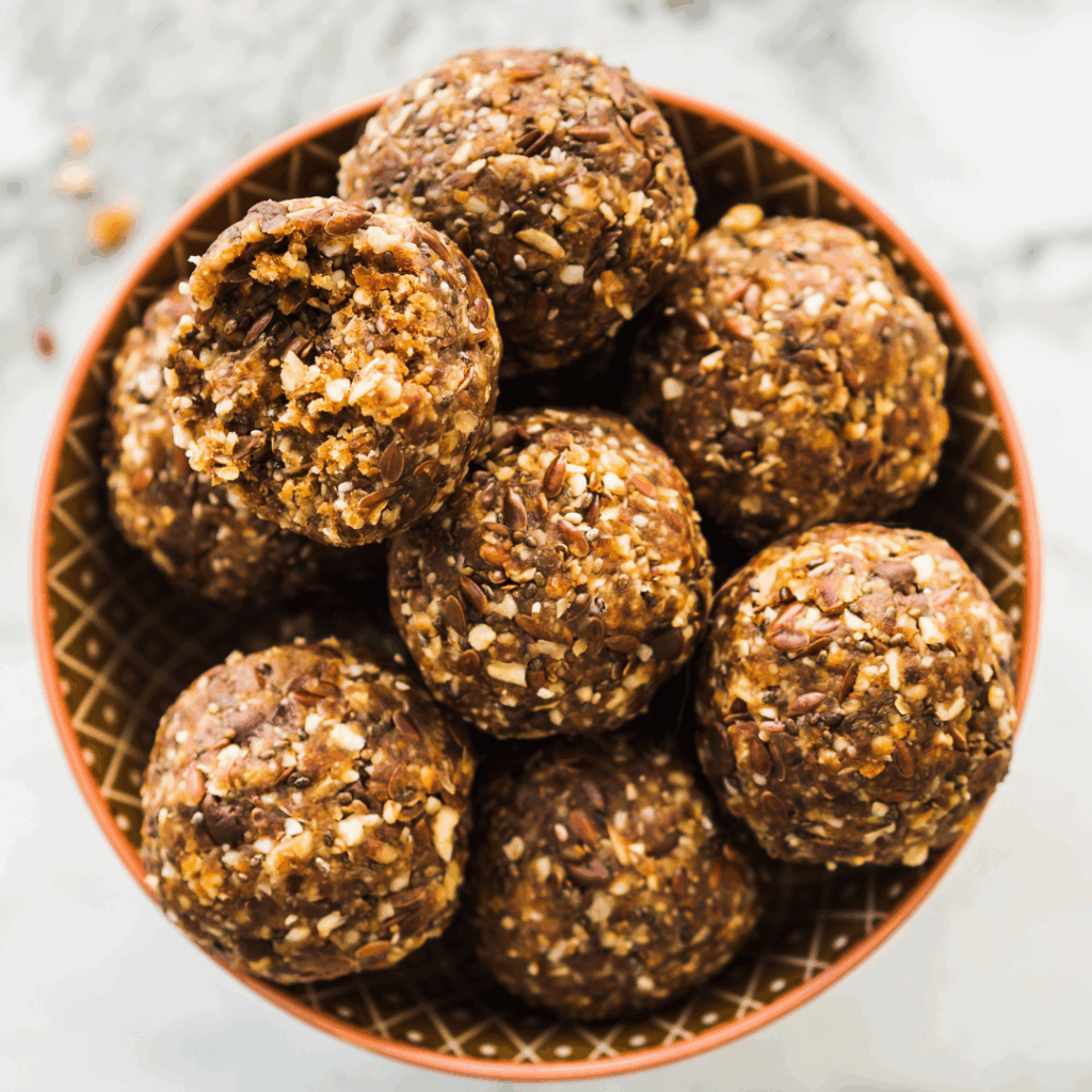 Pumpkin Protein Balls (No-Bake Snack) - Cedar Homestead